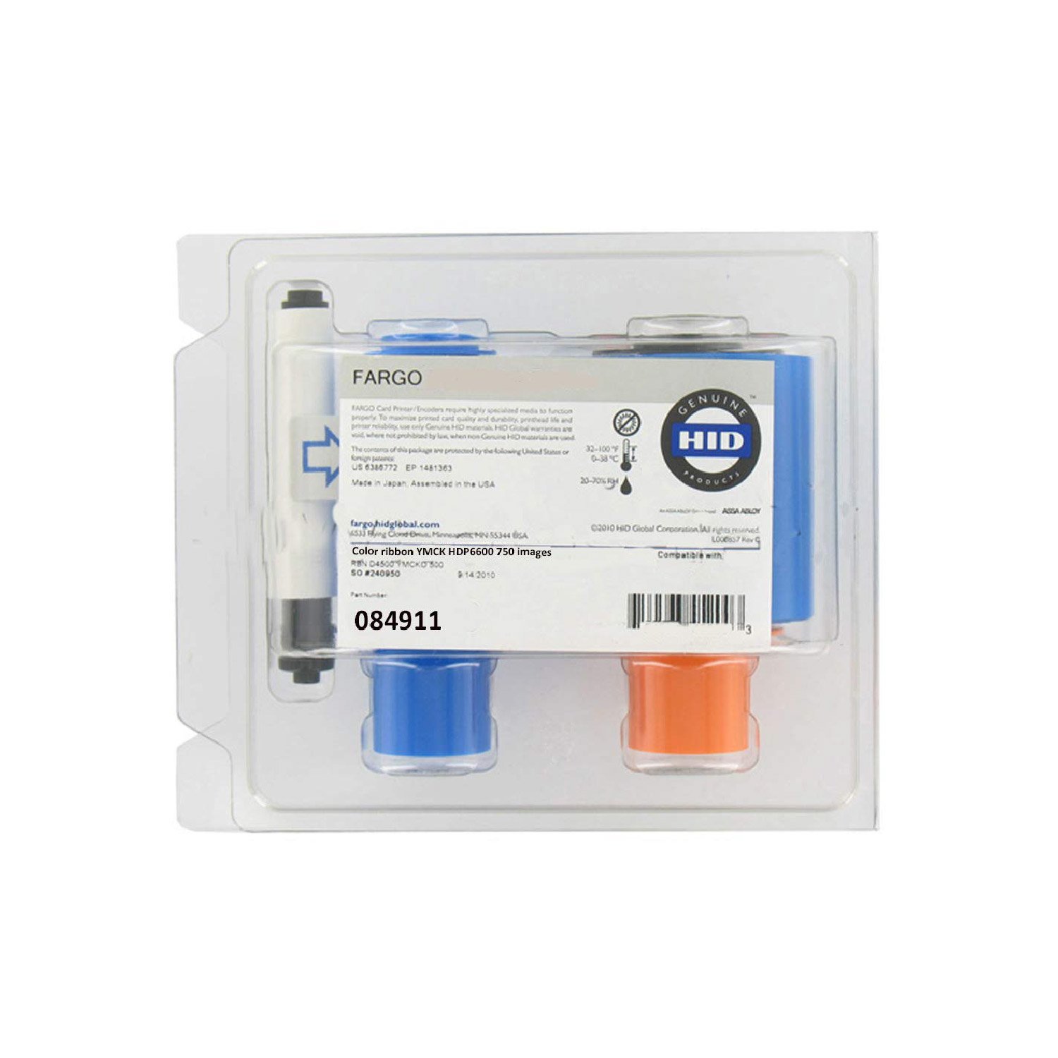 หมึกริบบอน HID Fargo HDP6600 (PN: 84911) YMCK Ribbon - cps