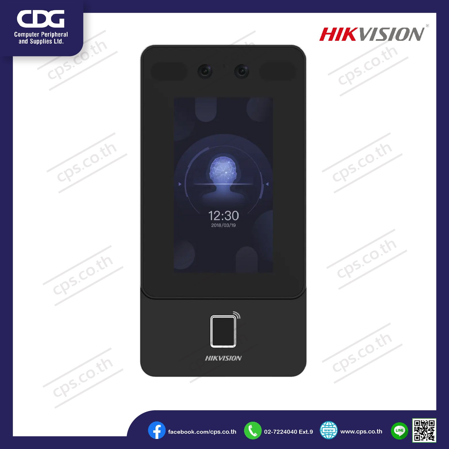 Hikvision DS-K1T342MFWX Value Series Face Access Terminal - cps