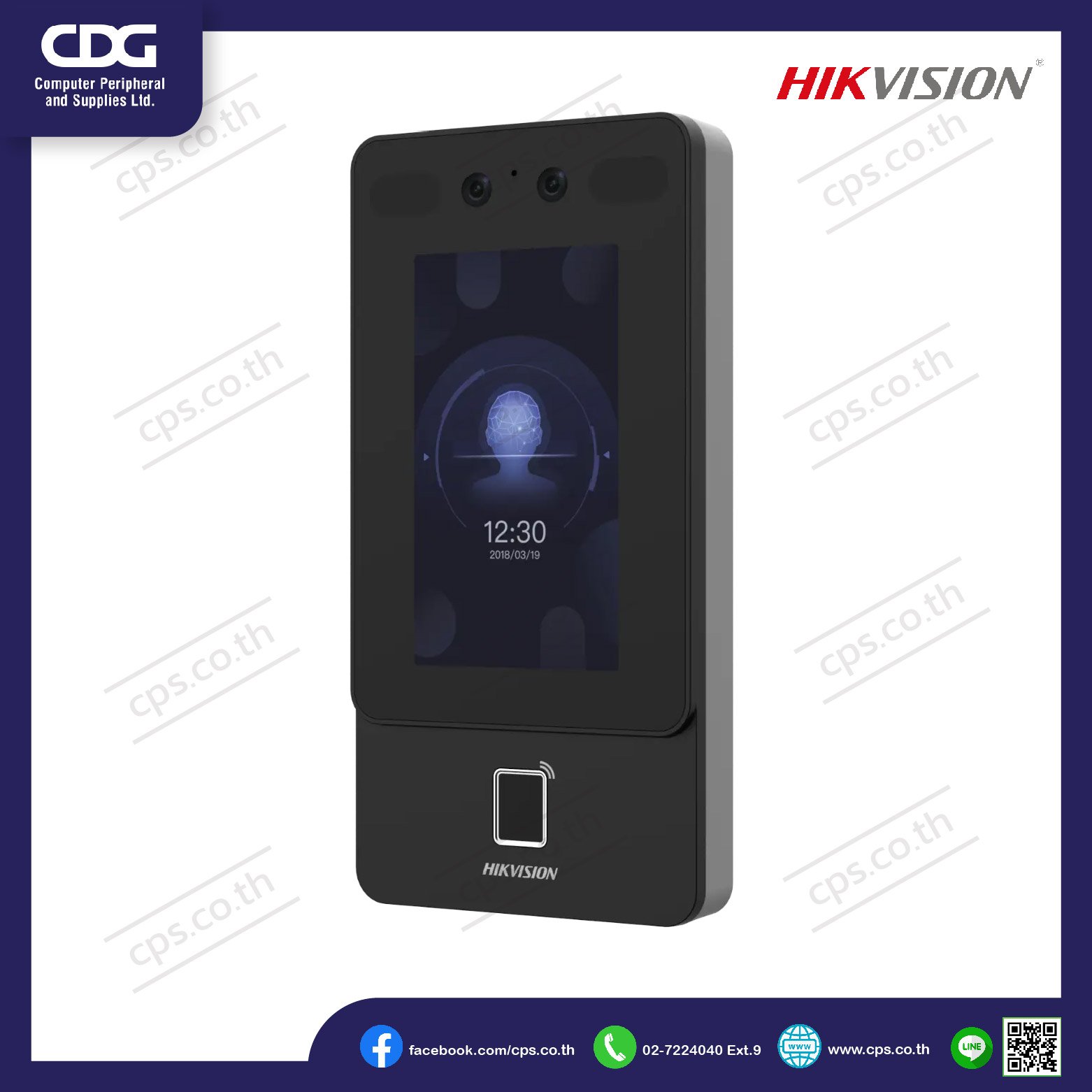 Hikvision DS-K1T342MFWX Value Series Face Access Terminal - cps