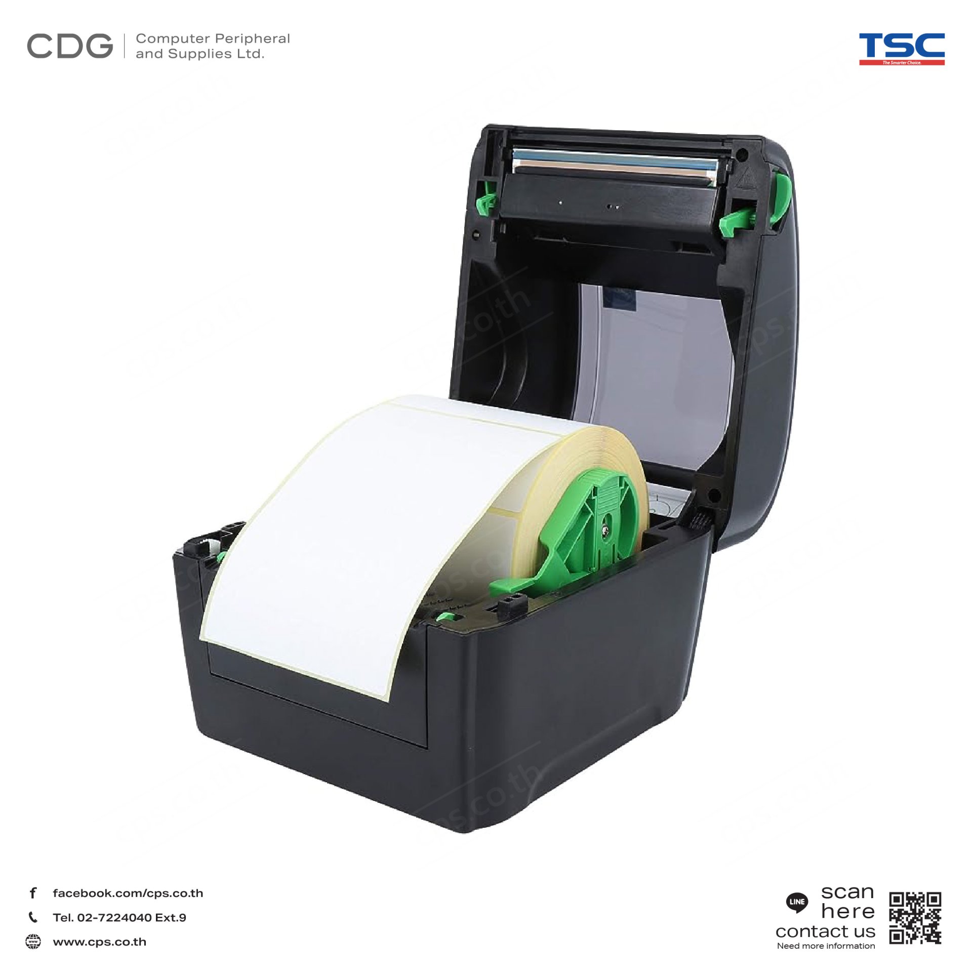 TSC DA320 Printer Barcode, Thermal Direct Printer 300 DPI - cps