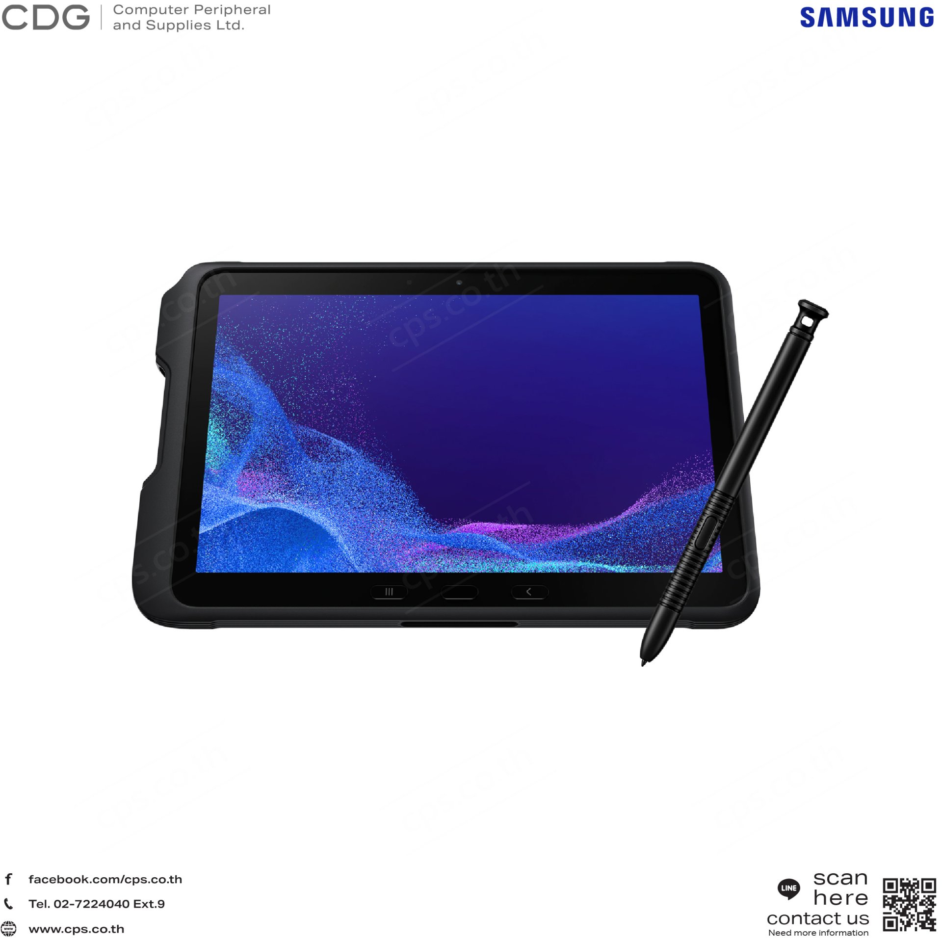 Tablet Samsung Galaxy Tab Active 4 Pro 5G 10.1" 6/128GB - cps