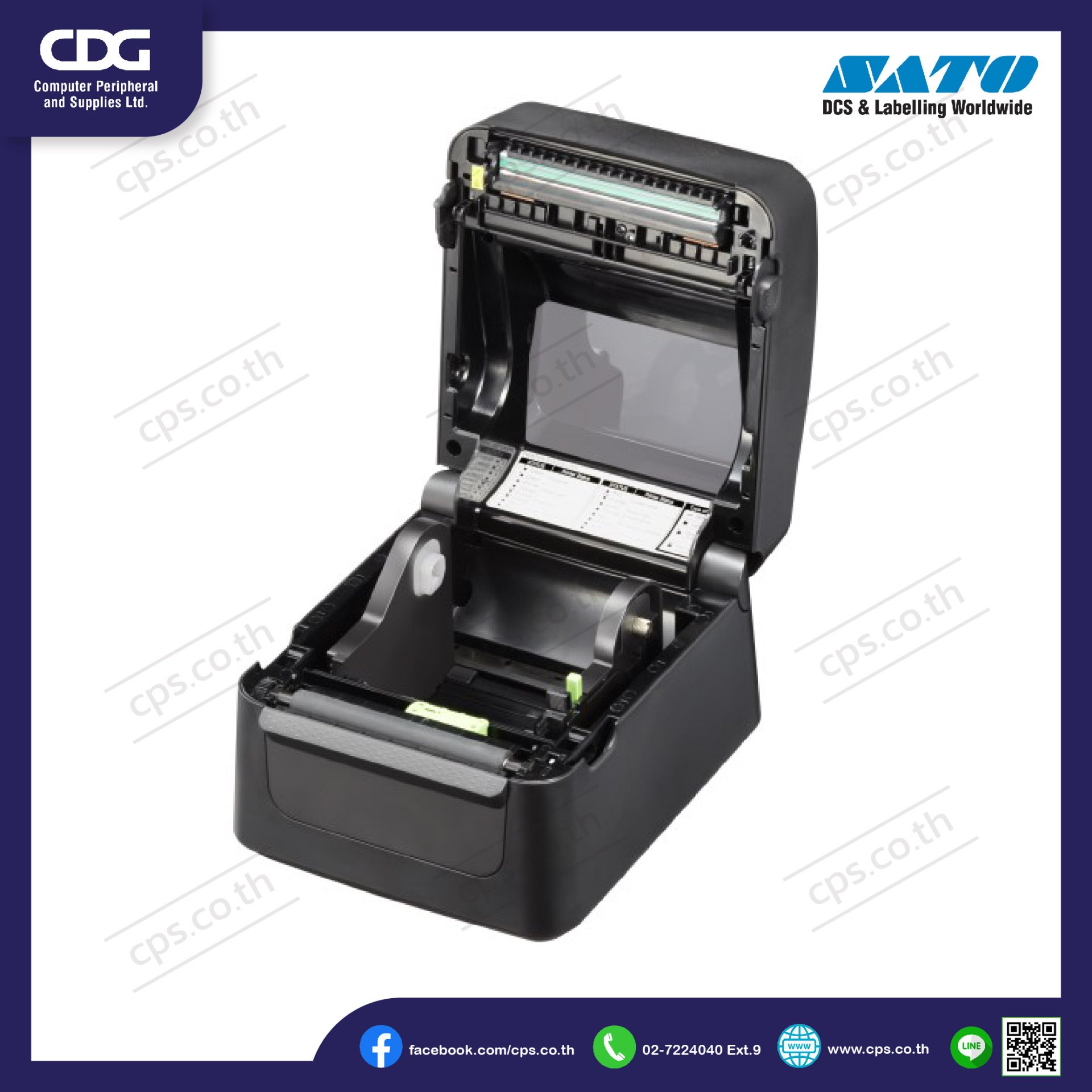 เครื่องพิมพ์บาร์โค้ด SATO WS4 Printer Series - cps