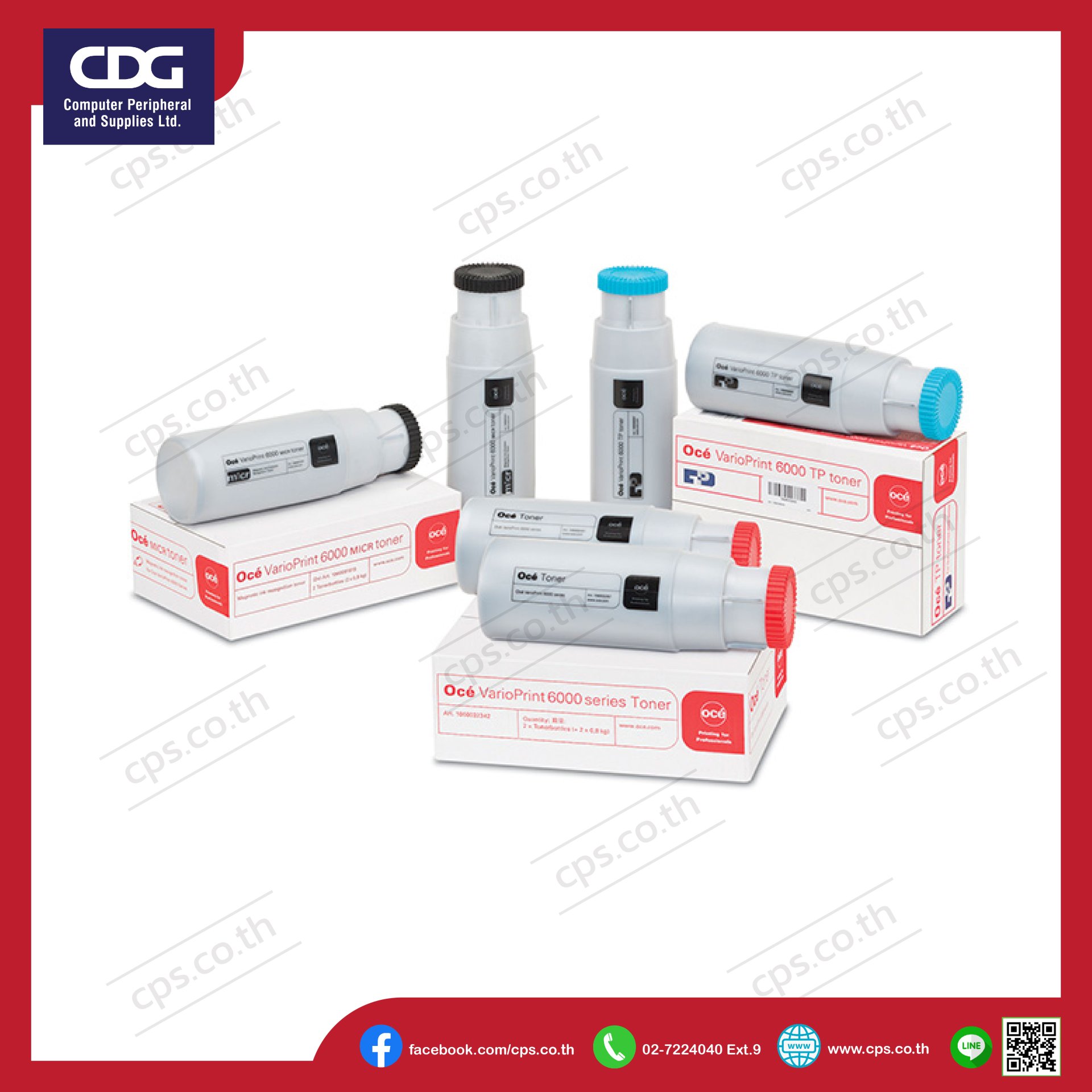 Canon and OCE VarioPrint 6000 Series Toner Black - cps