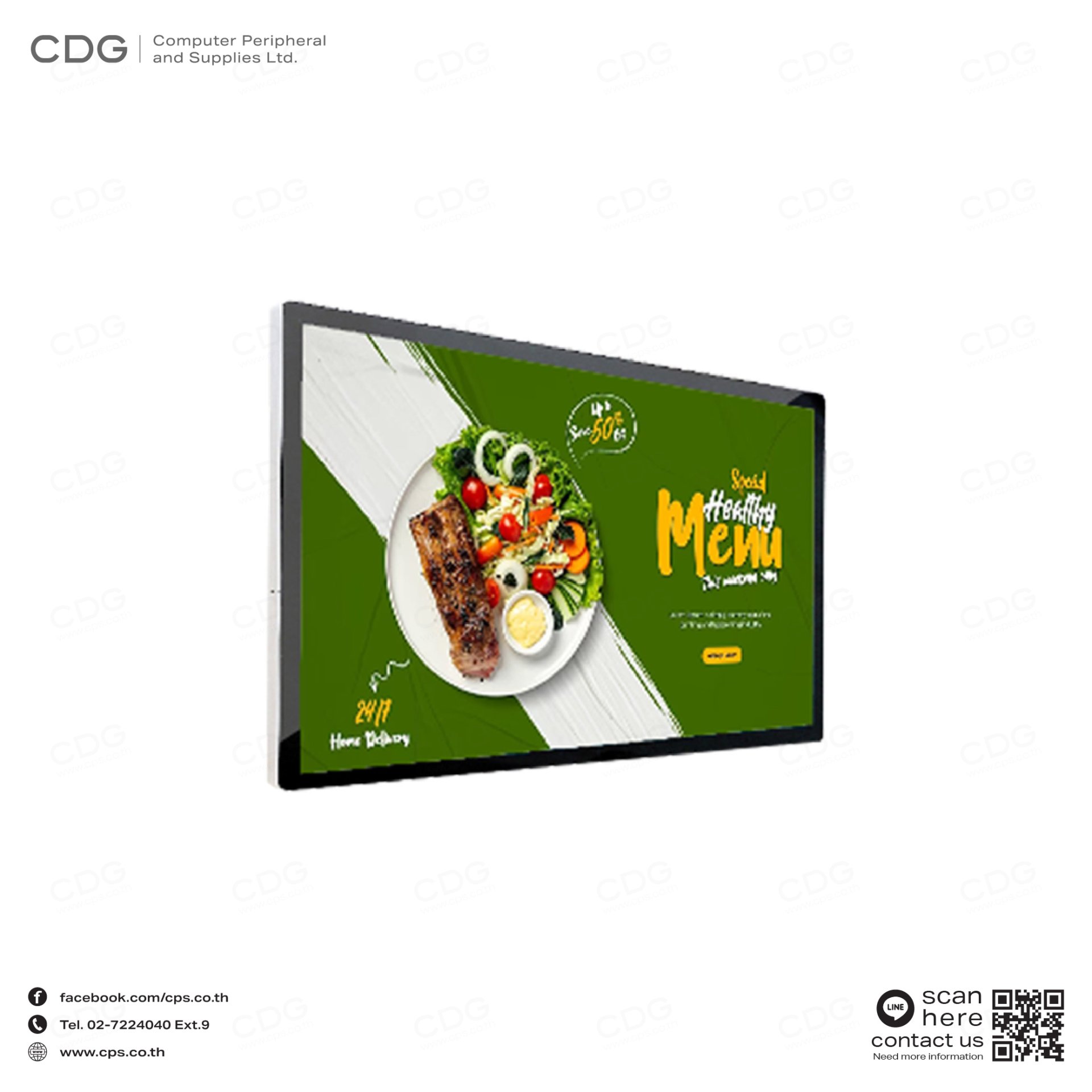 Digital Sinage Wall Mount Advertising Display Model HL3000 - cps