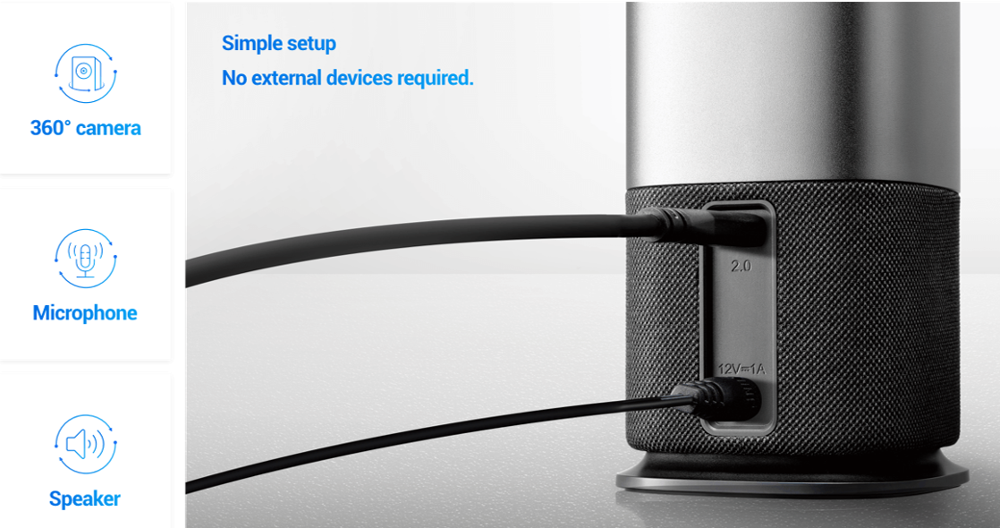 MAXHUB MXH-UC-M40 4K 360° All-in-One Camera - cps