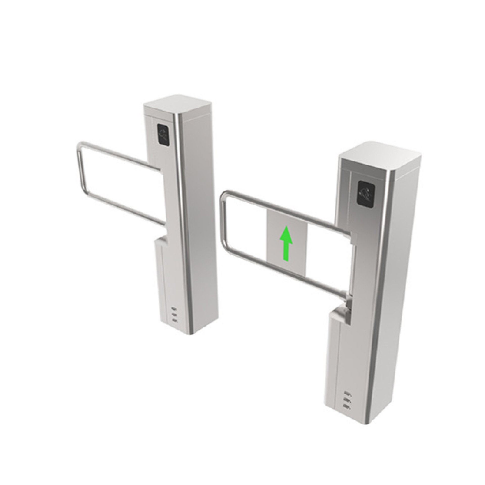 ประตูอัตโนมัติ แบบบานสวิง (Stainless Steel Swing Gate) รุ่น X310 - cps