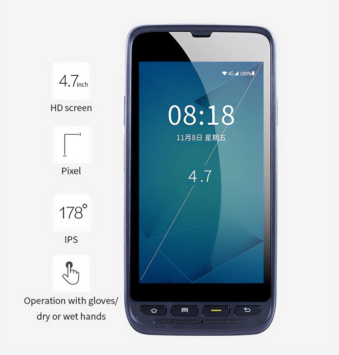 iData 50P Android touch control terminal Mobile Computer - cps