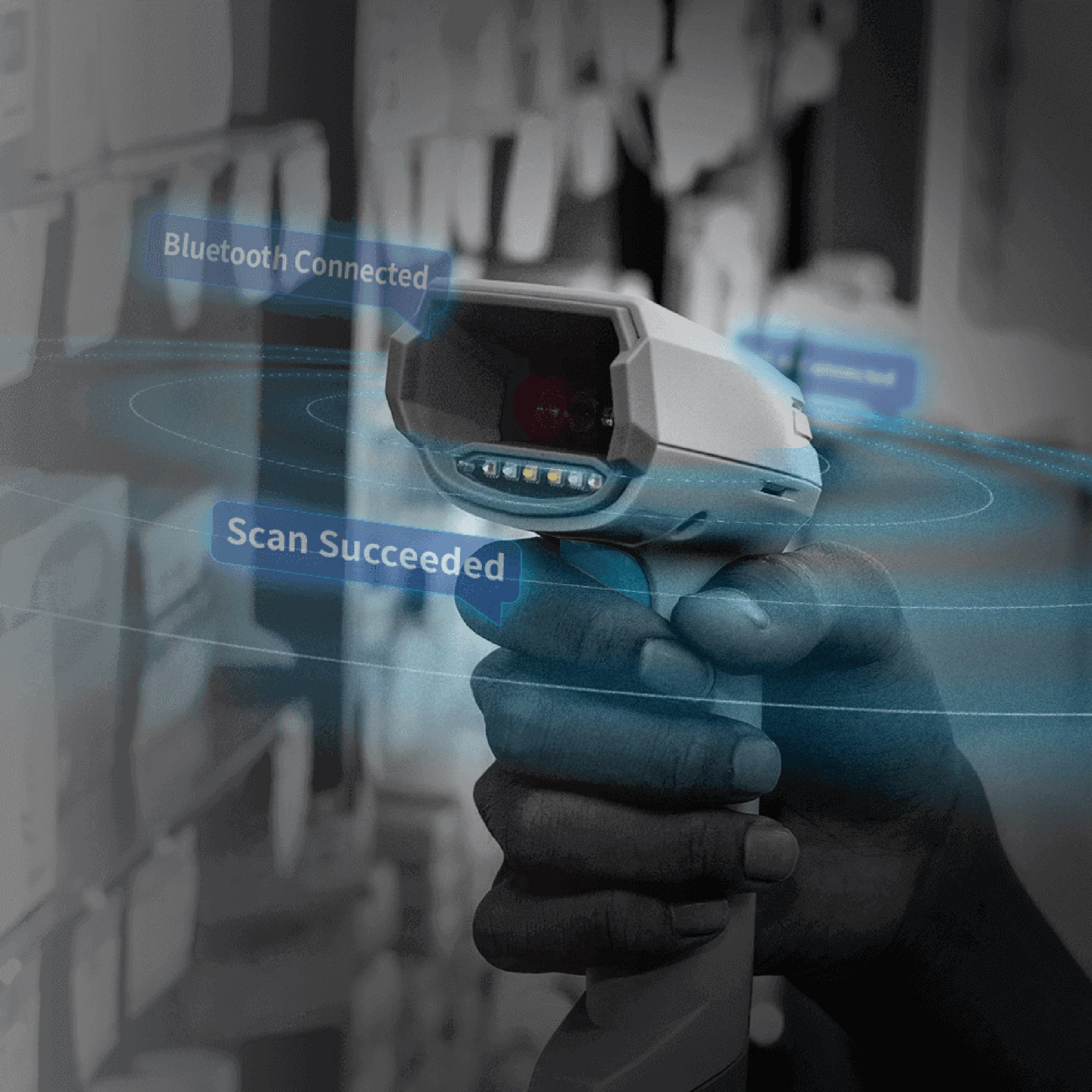 iData J16-BT Wireless Bluetooth Barcode Scanner - cps