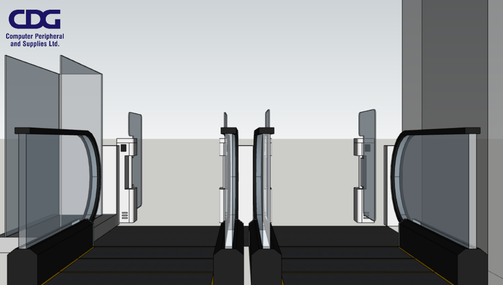 Diagram Auto Gate Model Swing Gate with Push button - cps