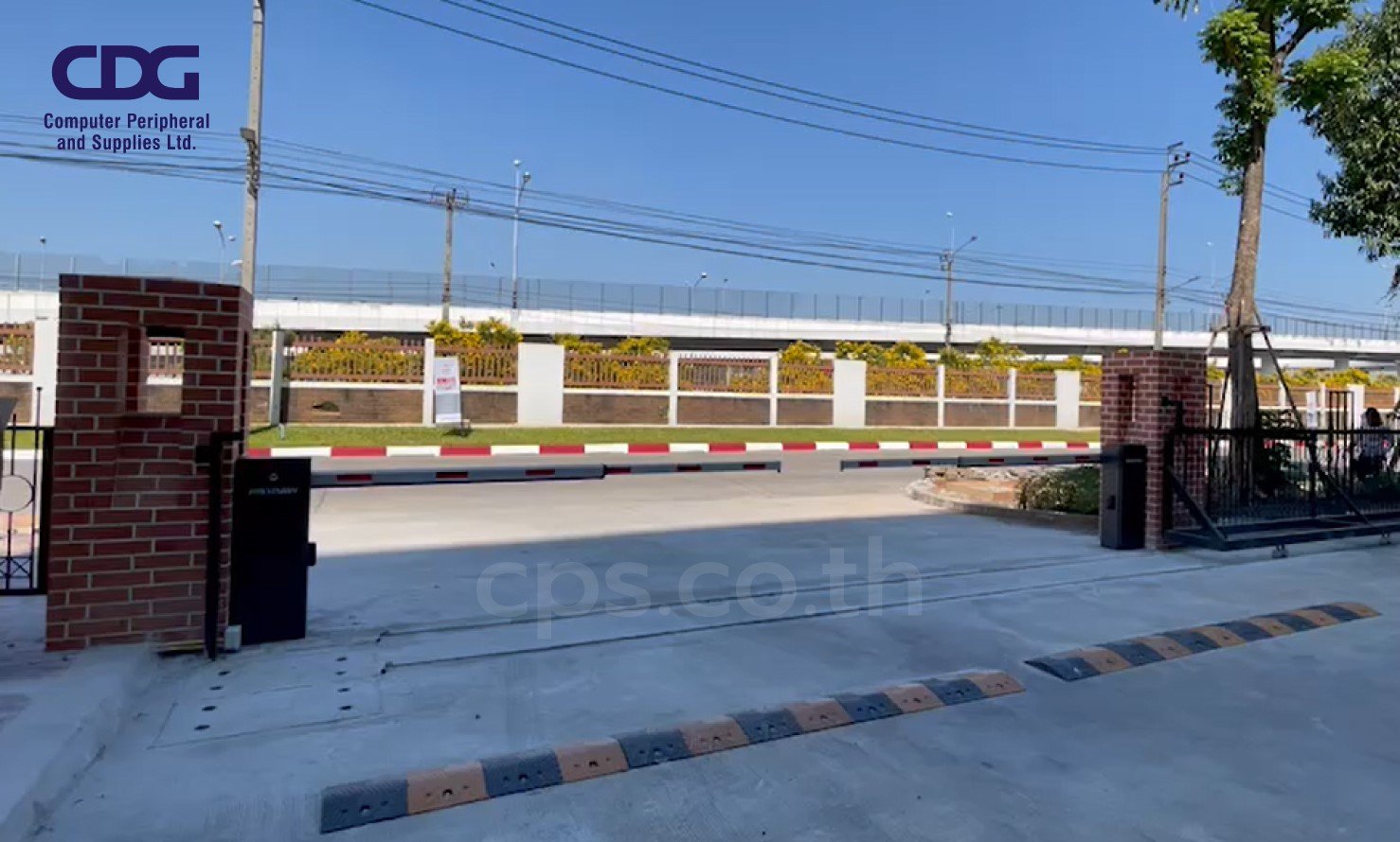 ผลงานการติดตั้งระบบไม้กั้นรถยนต์ - cps