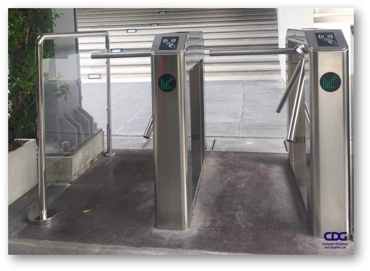 ผลงานการติดตั้งประตูเข้า-ออกอัตโนมัติ Gate Control - cps