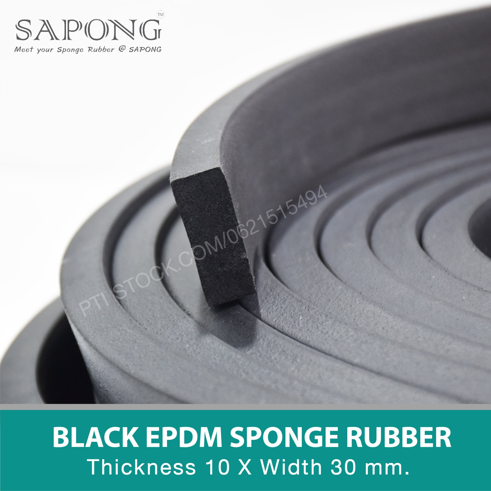 EPDM Sponge 10x30 mm Tel : 022577154 MB : 0621515494 LINE@ @ptirubber ...