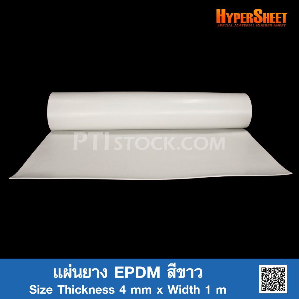 White EPDM Rubber Sheet , Thickness4 mm Tel: 0863077319 - ptistock