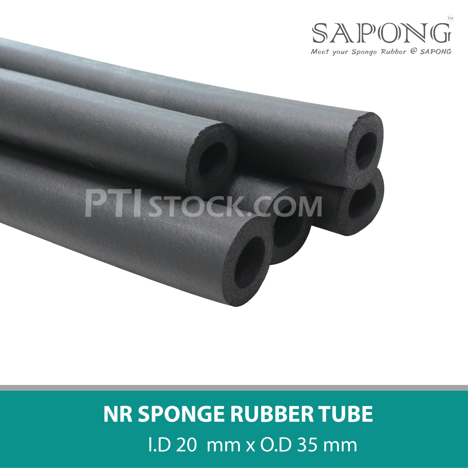NR Sponge TubeI.D 20 X O.D 35 mm Tel: 022577154 MB: 0621515494 LINE ...