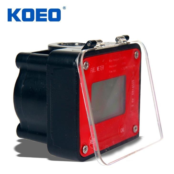 KOEO JYQ-2 มิเตอร์วัดปริมาณการไหลของน้ำมัน ท่อ 3/4 นิ้ว Oval Gear Flow ...