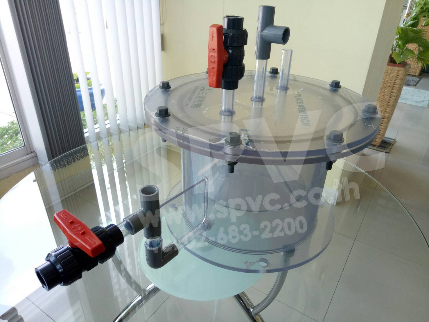 ถัง พีวีซี สีใส (Clear PVC Tank, Clear Tank)