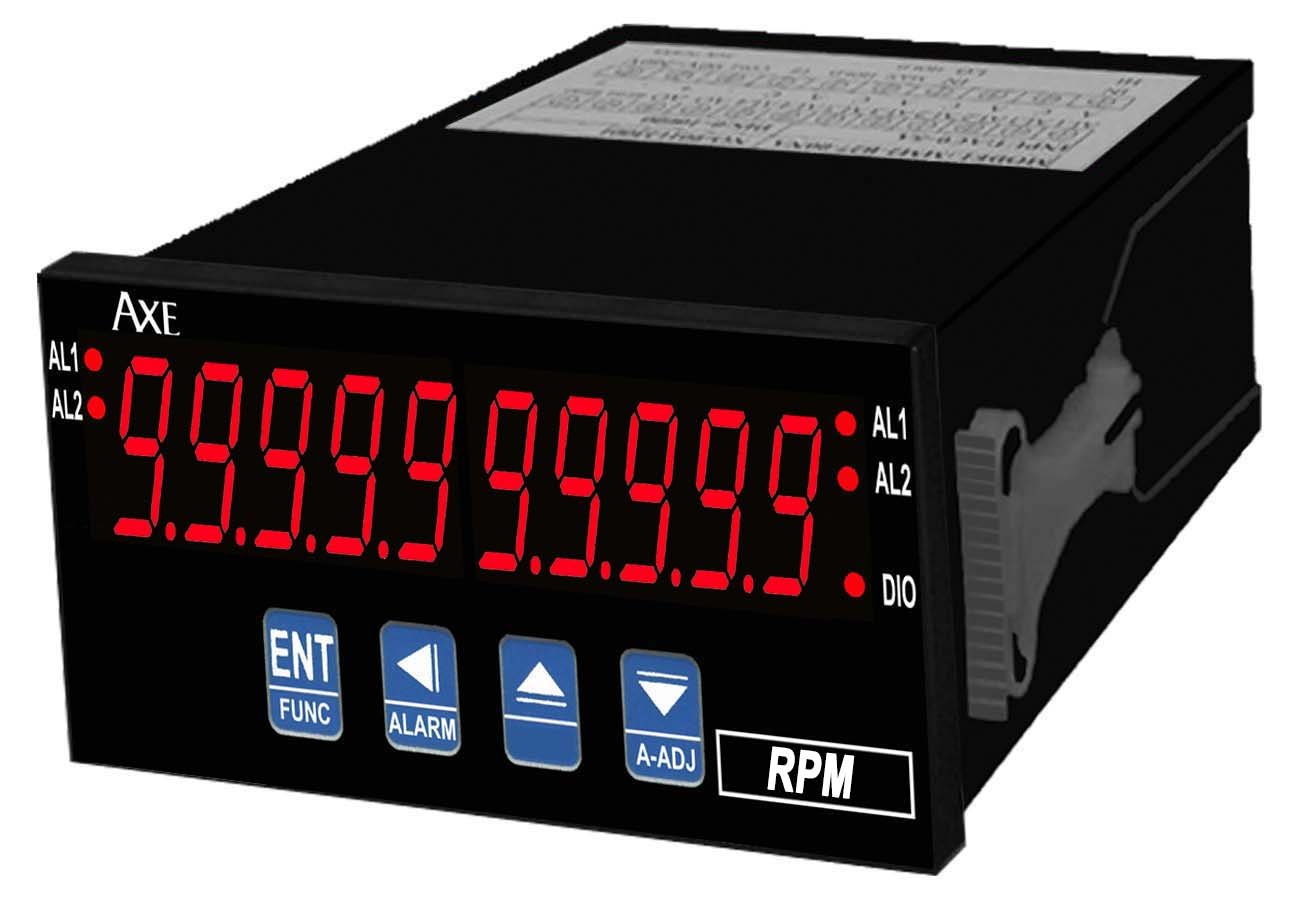 MMRD MICROPROCESS DUAL INPUT RPM & LINE-SPEED CONTROLLER METER,48X96mm ...