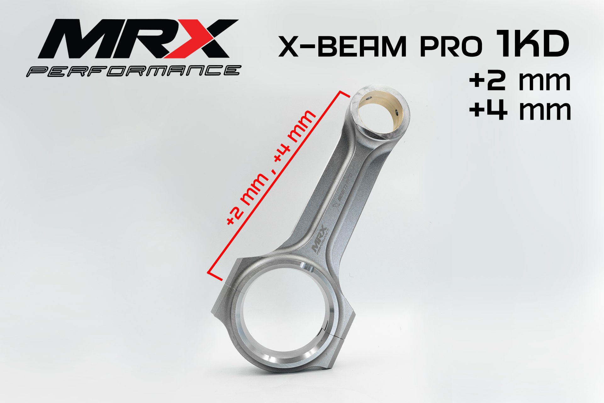 MRX Connecting Rod for VIGO 1KD X-Beam PRO +2mm , +4mm - mrxperformance