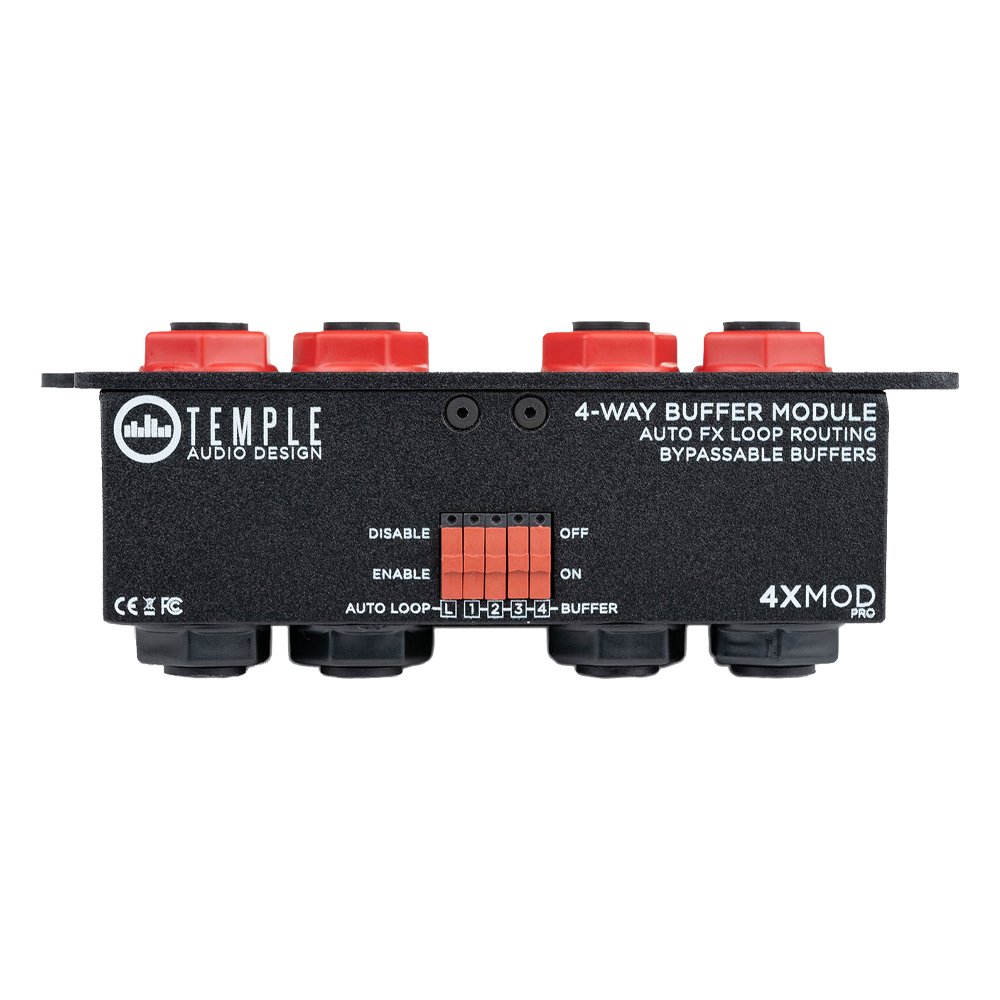 Temple Audio Design 4X MOD Pro 4 Channel Buffer Module - stringsshop