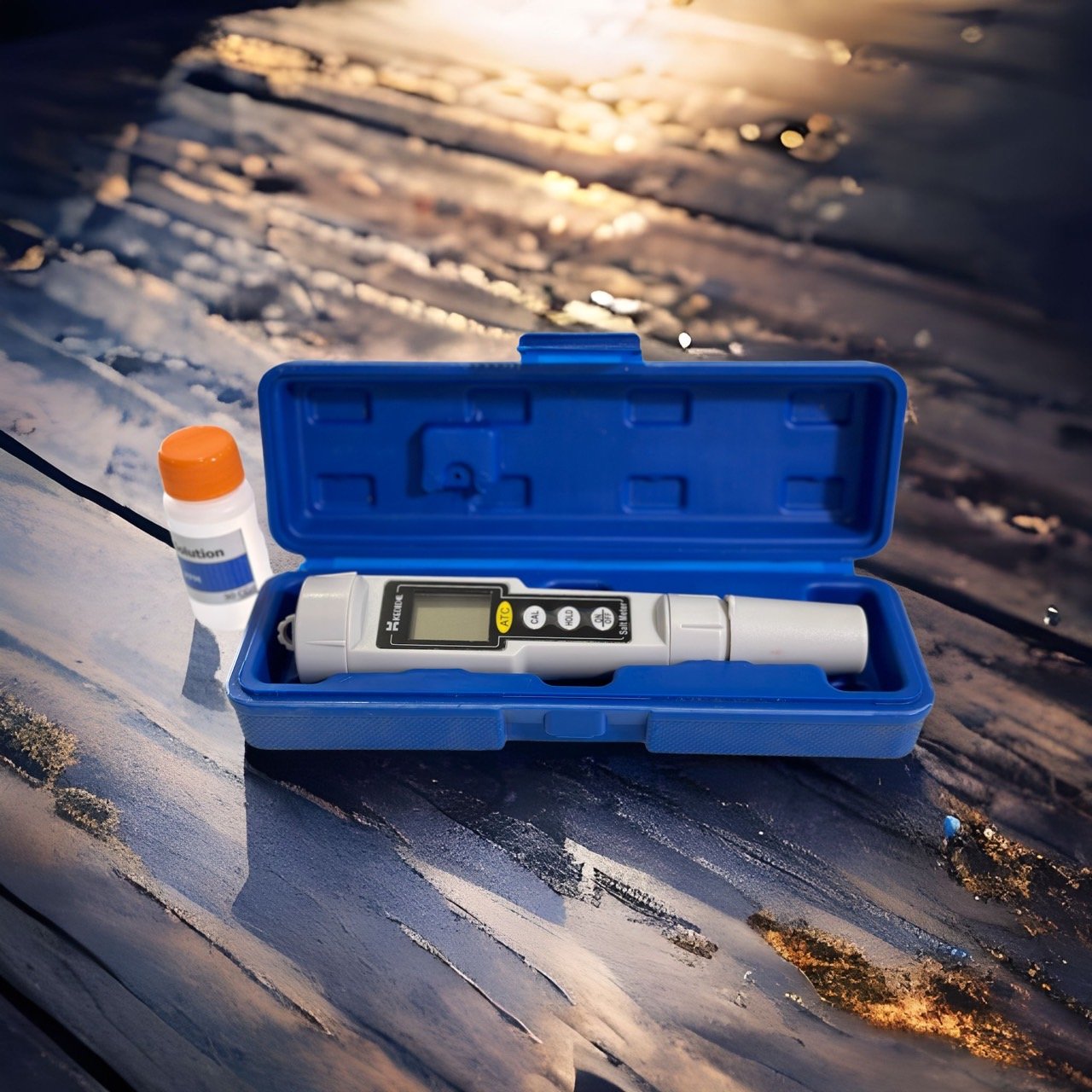 ปากกาวัดค่าเกลือ กันน้ำ Lcd Waterproof Pen Type Salt Meter Tester