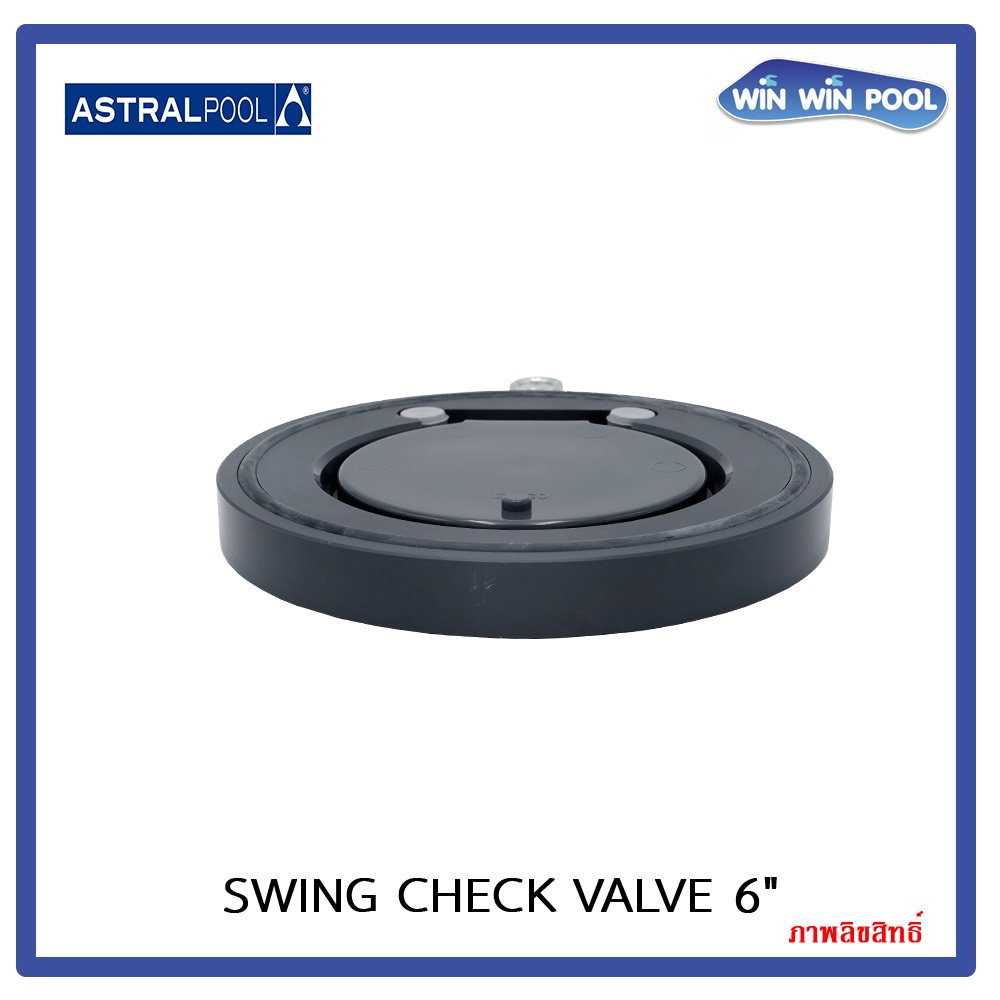 สวิงเช็ควาล์ว D160- 6" EPDM (Swing check valve D.160 - 6") Astralpool ...