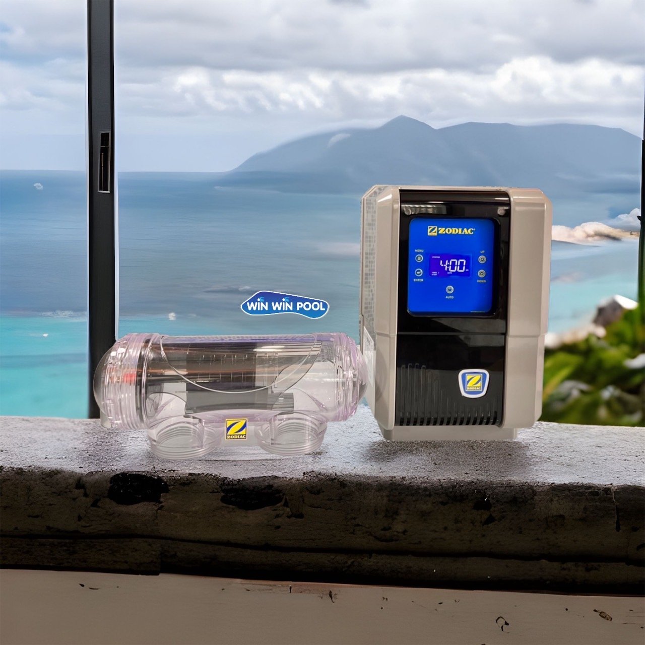 Zodiac EL-35 Salt Chlorinator, 35 g/hr ,for 100 m3 pool - winwinpoolshop