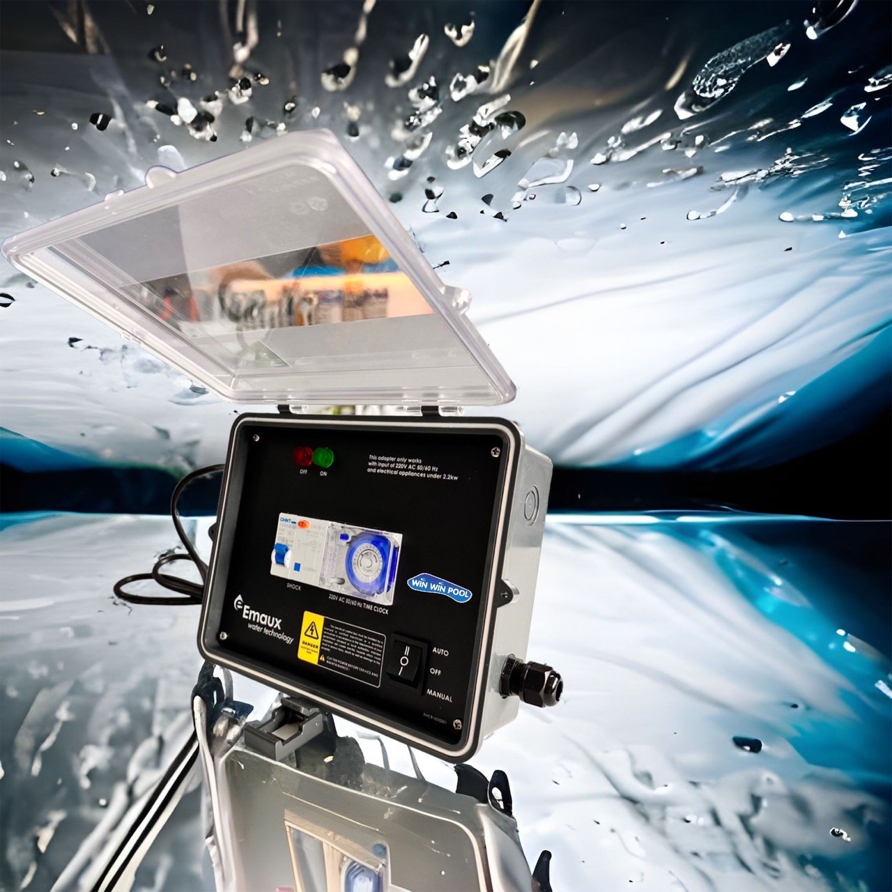 Control Panel pump 2.2kw (3HP) Emaux KZD2200 - winwinpoolshop