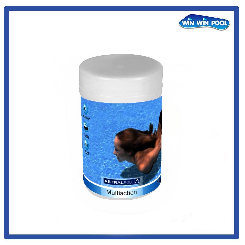 Trichloroisocyanuric Acid Multi-action tablet 200 gr 1 kg - winwinpoolshop