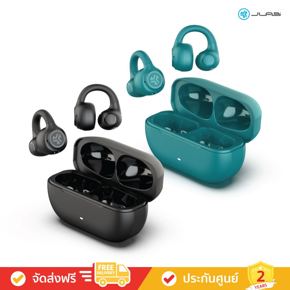 JLab Flex Open Earbuds - Clip-on Cuff design