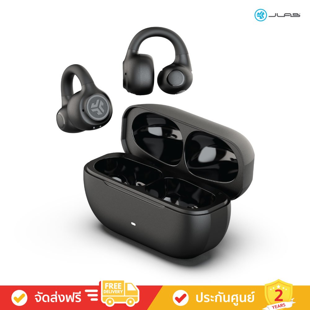 JLab Flex Open Earbuds - Clip-on Cuff design