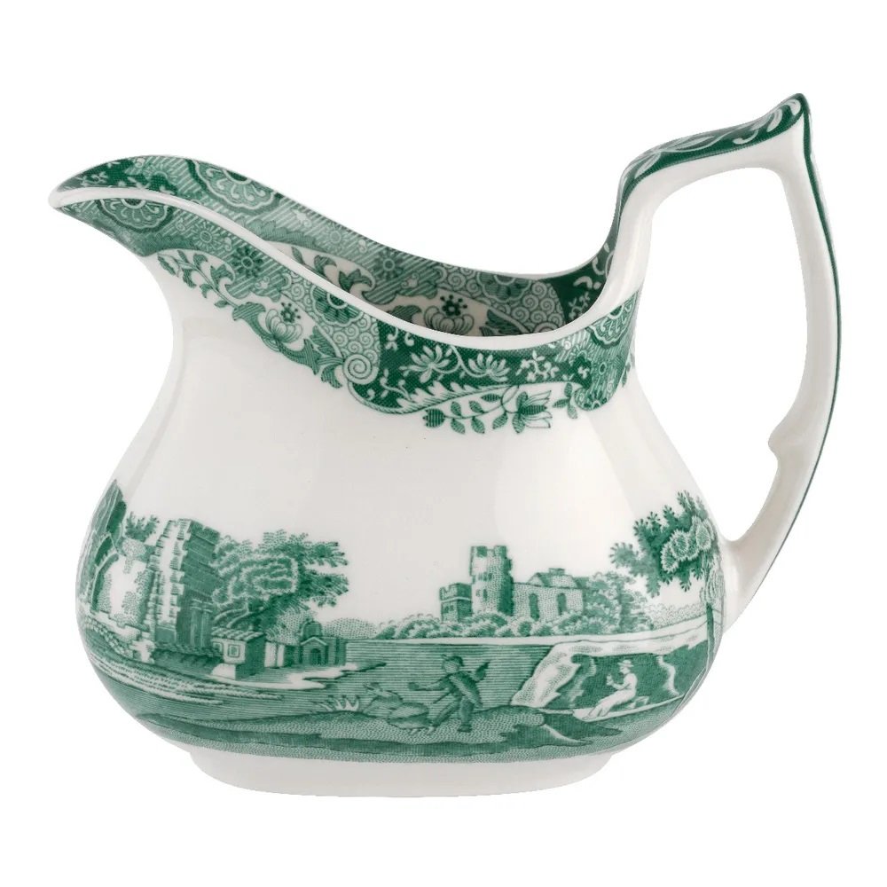 Spode Green Italian Cream Jug - blueandwhitethailand