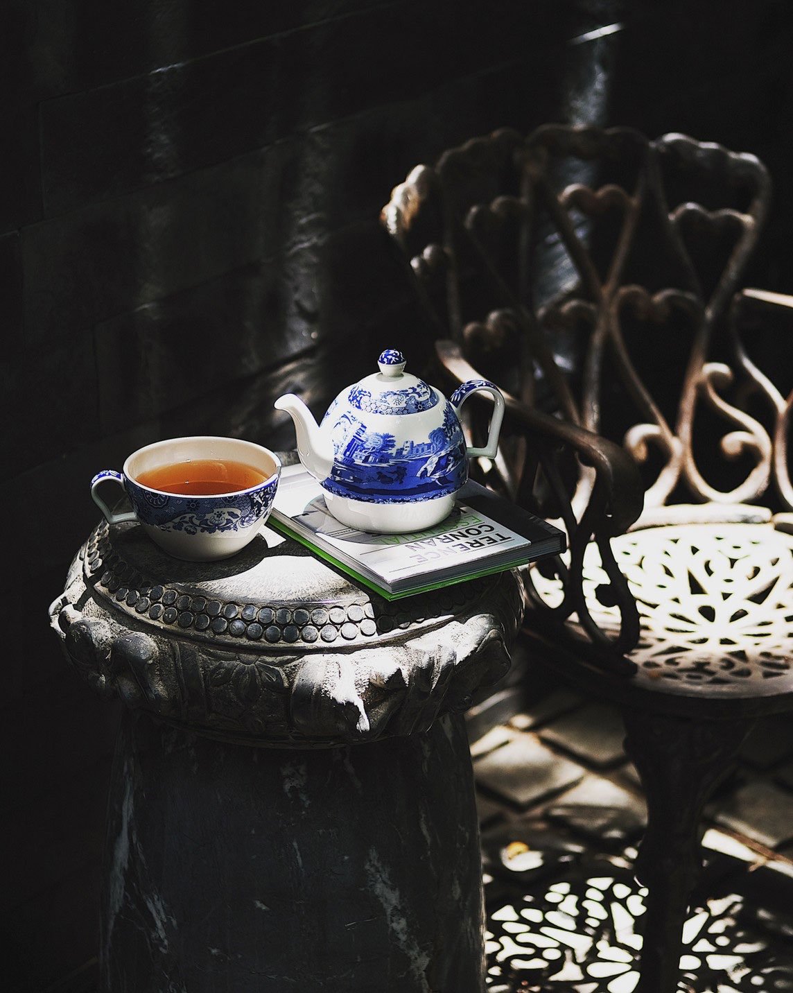 Spode Blue Italian Tea-for-One Set - blueandwhitethailand