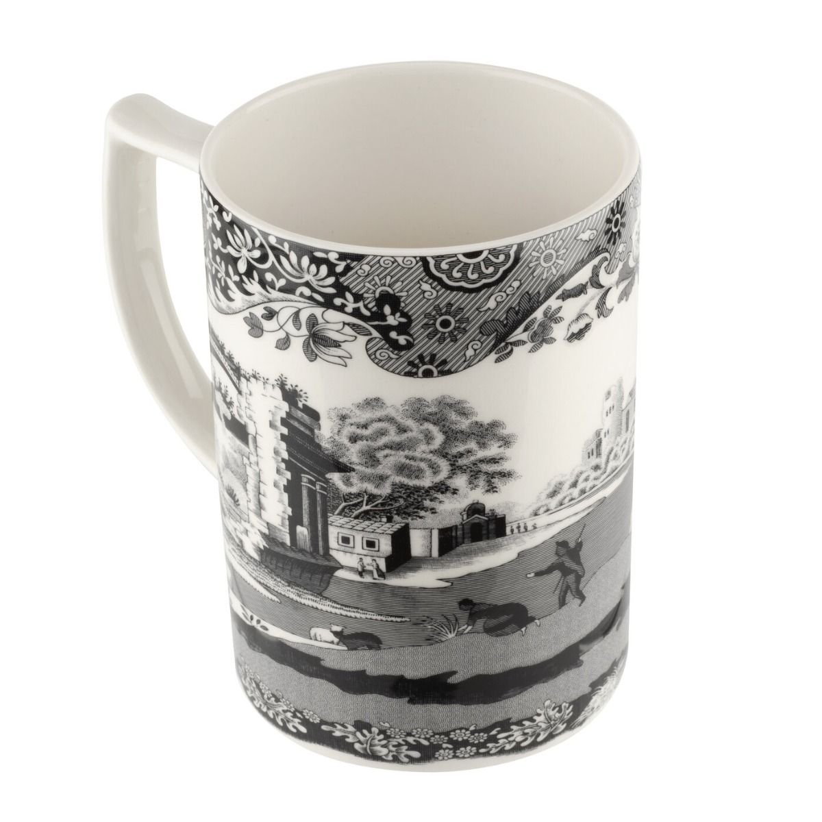 Spode Black Italian Mug - blueandwhitethailand
