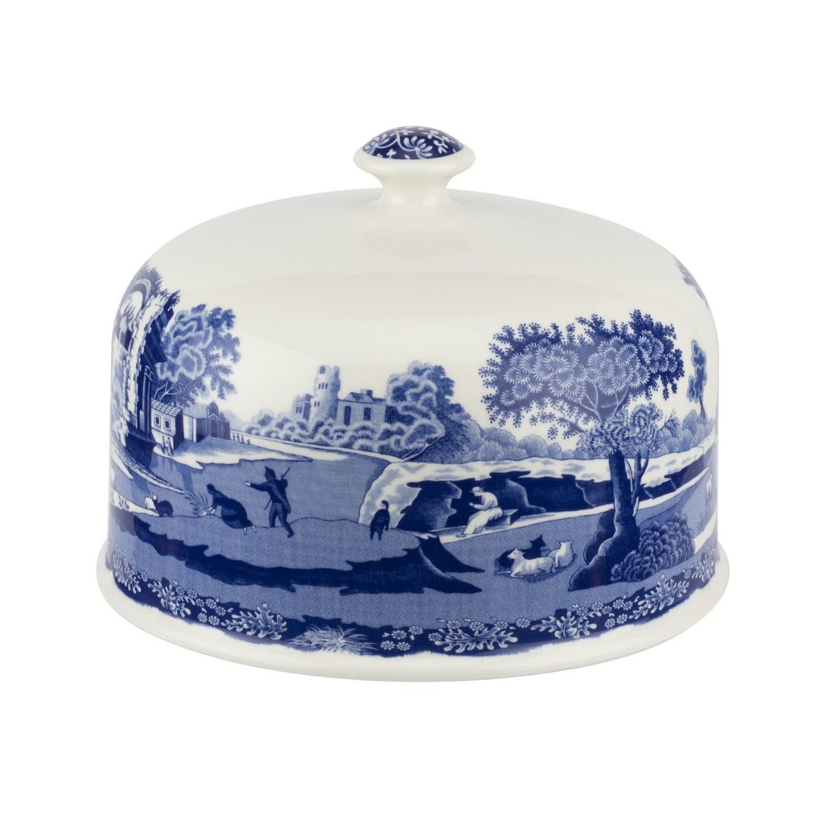 Spode Blue Italian 250th Collection Serving Platter with Dome ...