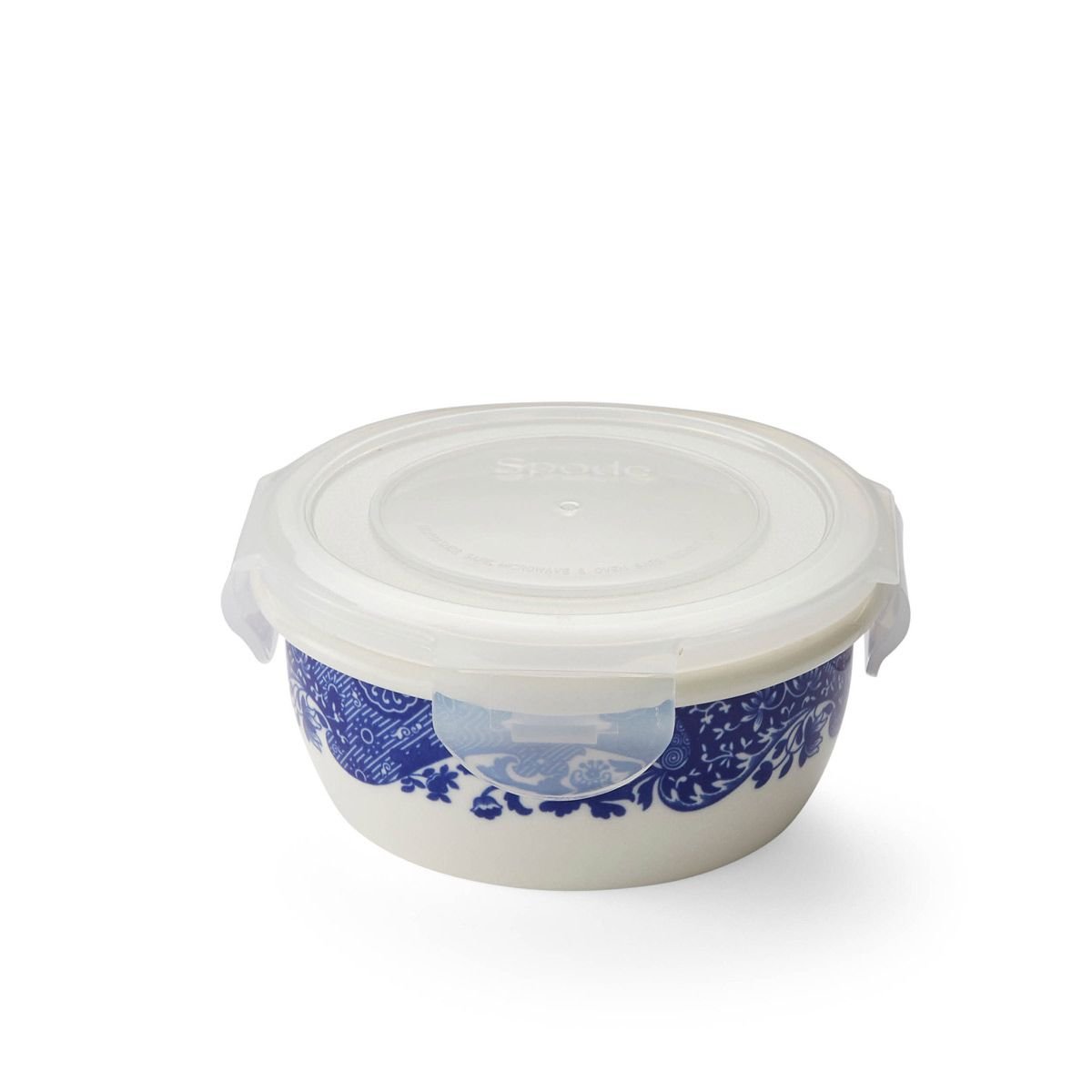 Spode Blue Italian Round Sealable Storage Container - Small ...