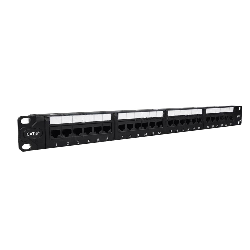 US-3124A CAT 6 PATCH PANEL 24 PORT 1u w - thaihardwaresolution