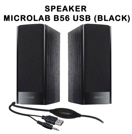 MICROLAB SPEAKER (ลำโพง) MICROLAB B56 2.0 USB Stereo speakers for USB ...