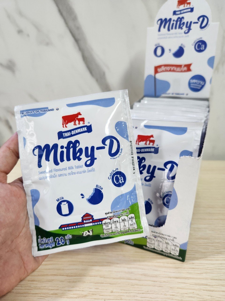 Milky-D มิ้ลค์กี้ดี นมอัดเม็ด ไทย-เดนมาร์ค