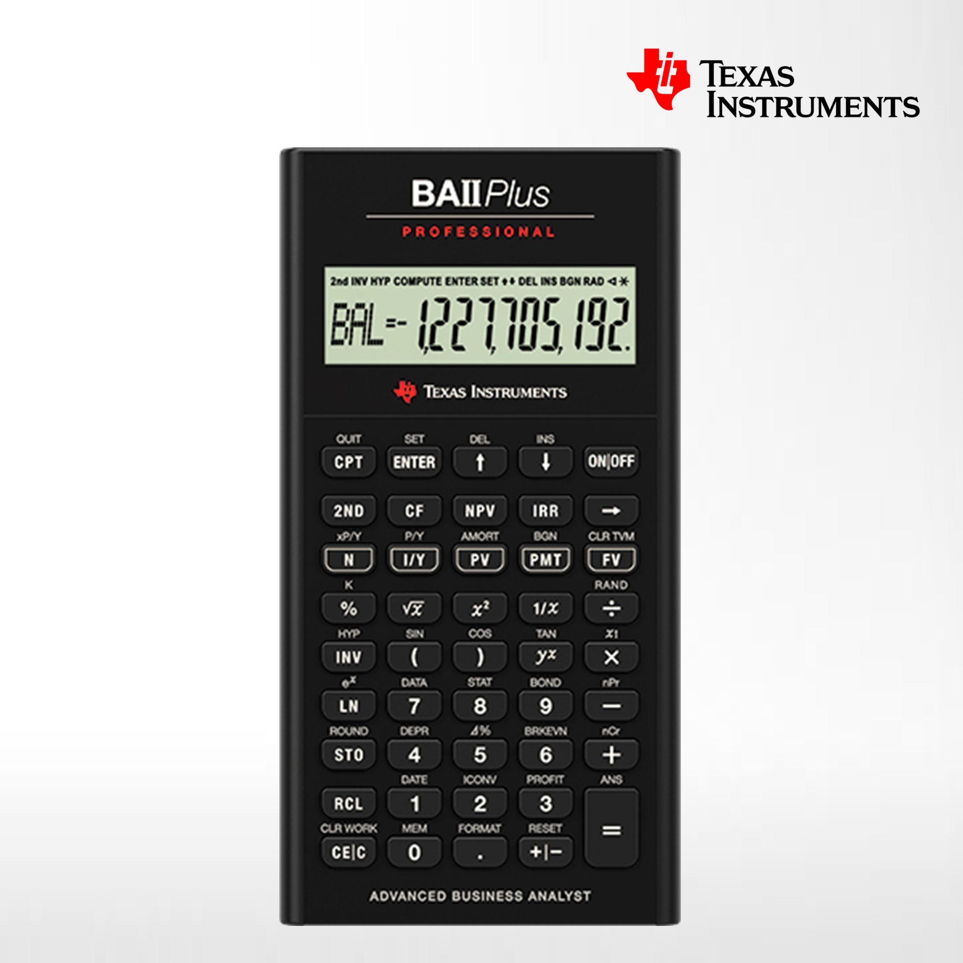 BA II Plus Pro | Financial Calculators | Texas Instruments - opentech
