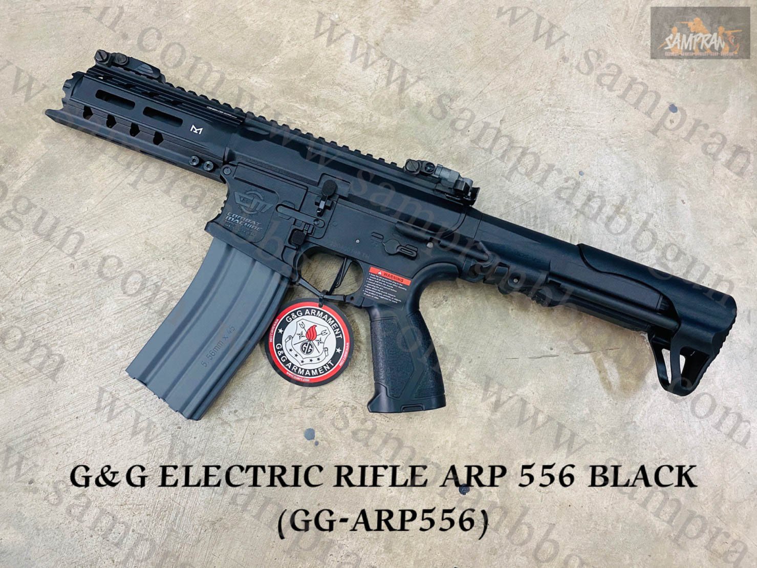 G&G ELECTRIC RIFLE ARP 556 BLACK (GG-ARP556) - sampranbbgun
