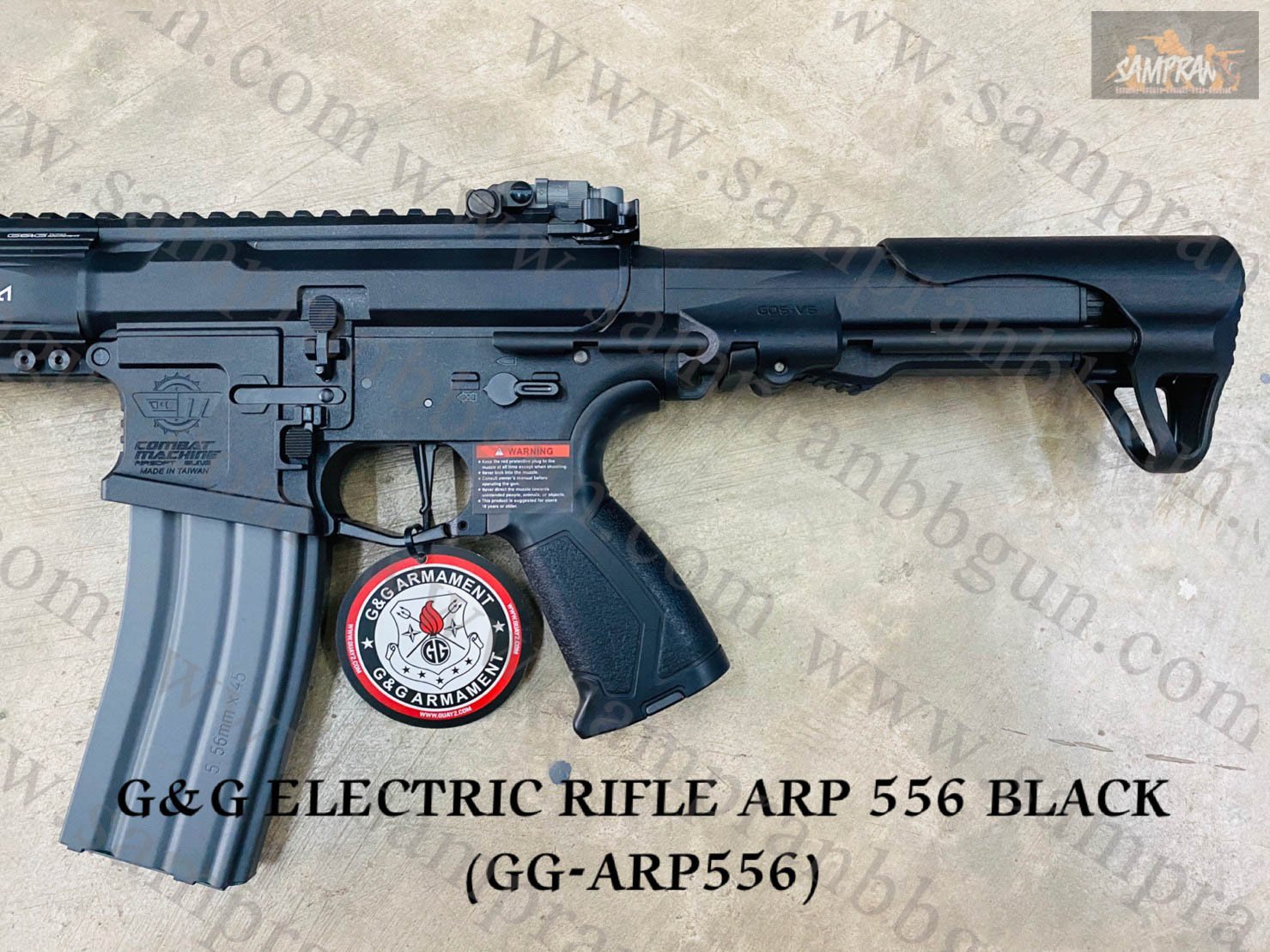 G&G ELECTRIC RIFLE ARP 556 BLACK (GG-ARP556) - sampranbbgun
