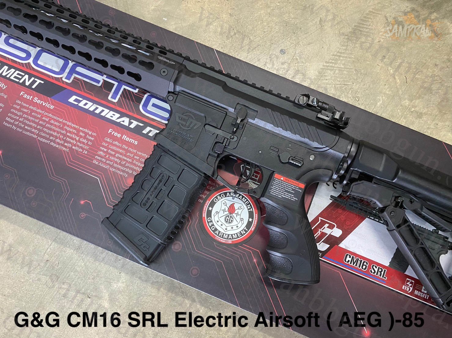 G&G CM16 SRL Electric Airsoft ( AEG ) - sampranbbgun