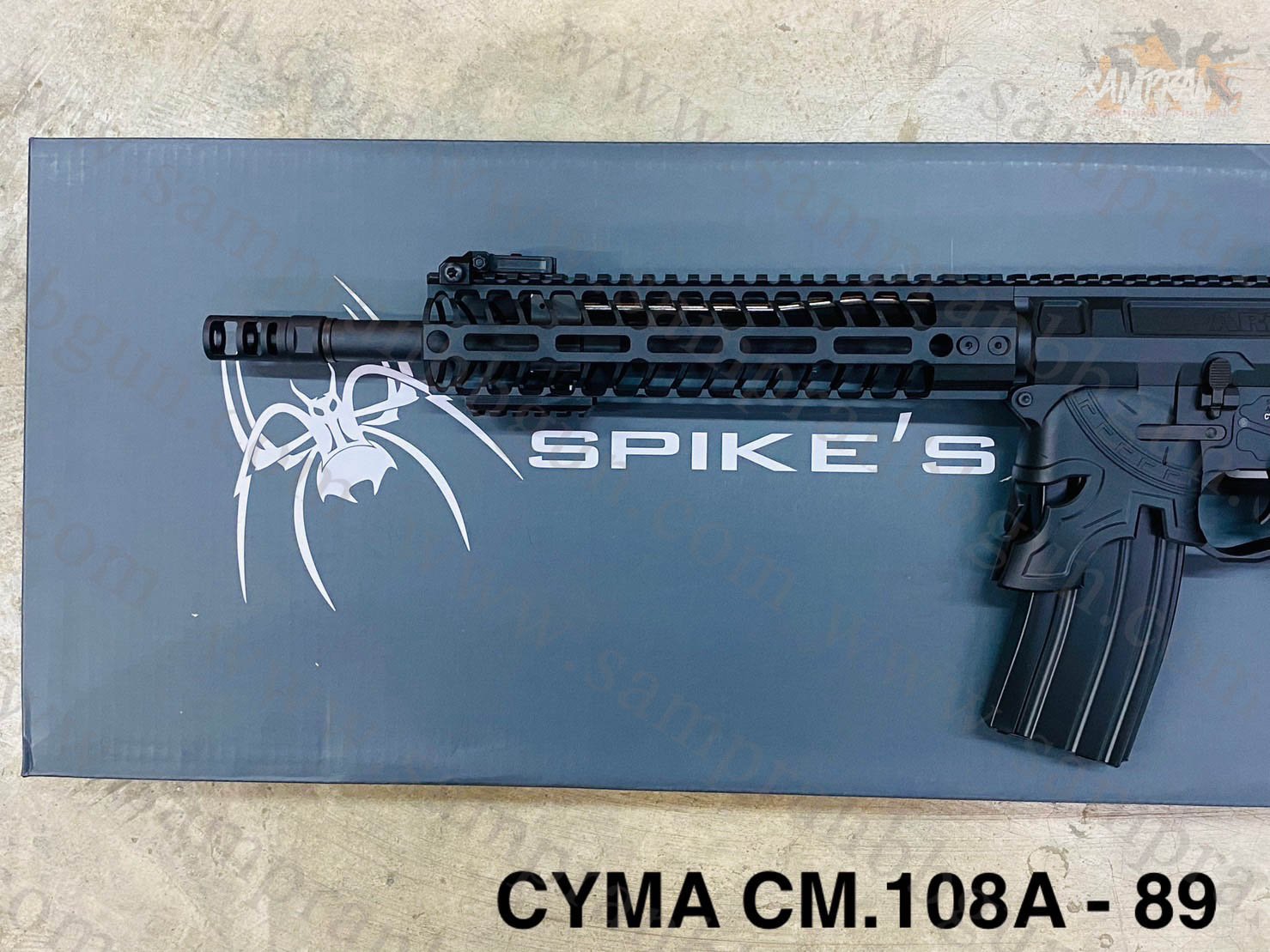 CYMA CM.108A Spike's Rare Breed Spartan SBR - EMG Arms - sampranbbgun
