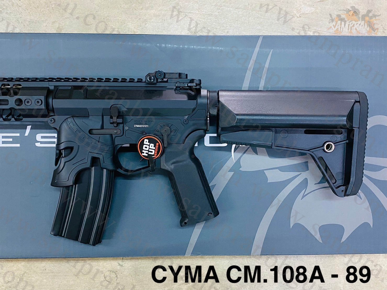 CYMA CM.108A Spike's Rare Breed Spartan SBR - EMG Arms - sampranbbgun