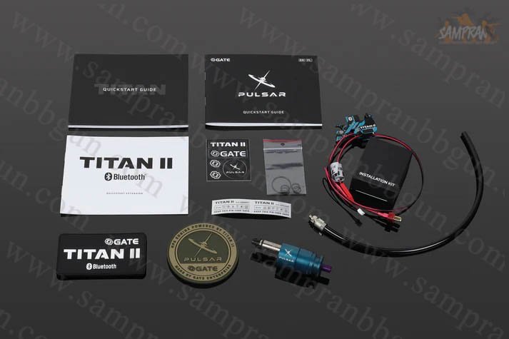 PULSAR S HPA Engine - set with TITAN II Bluetooth® V2 gearbox drop-in ETU FCU mosfet AEG HPA ...