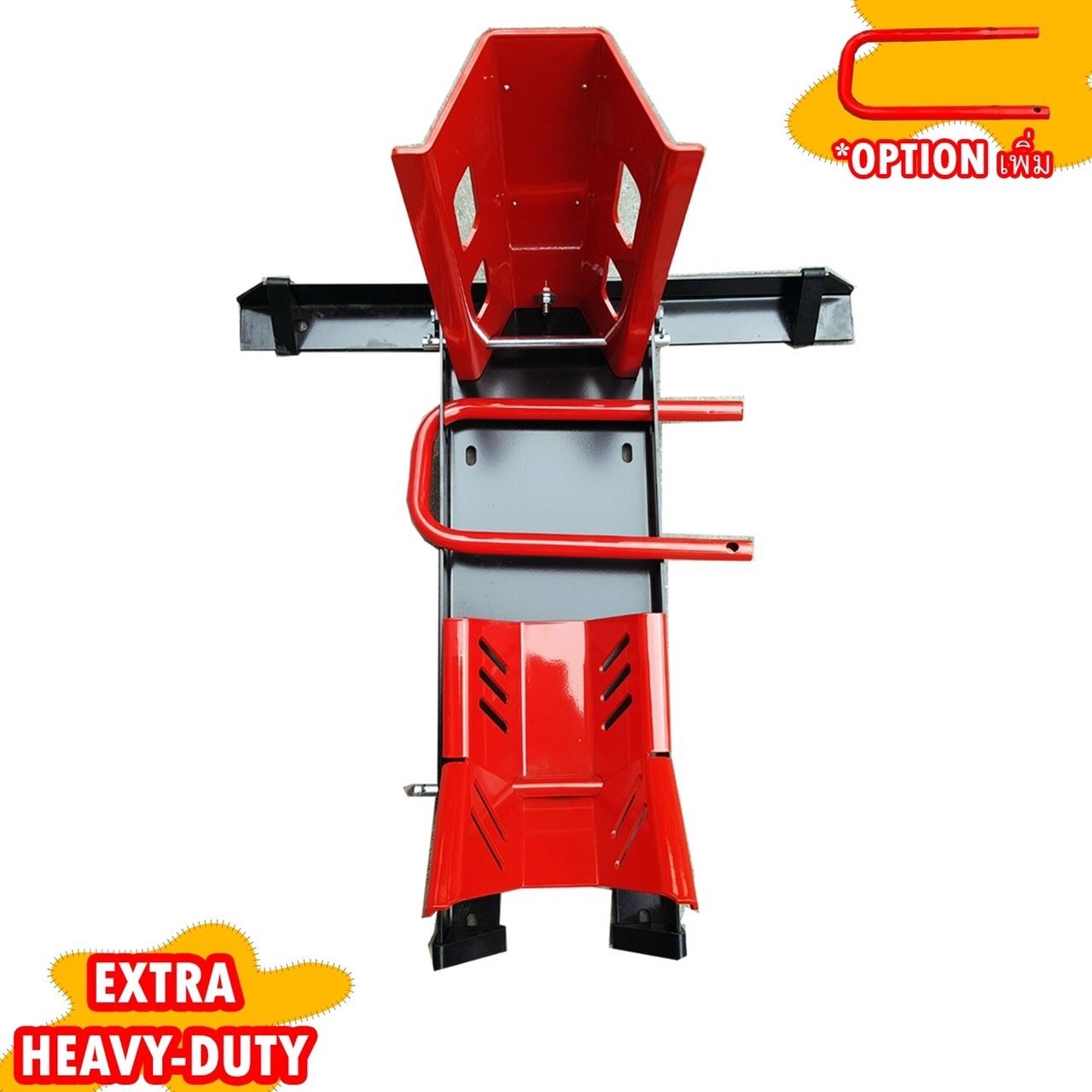 Titan Tech 360° Motorcycle Paddock Stand (Crimson Red) - titan