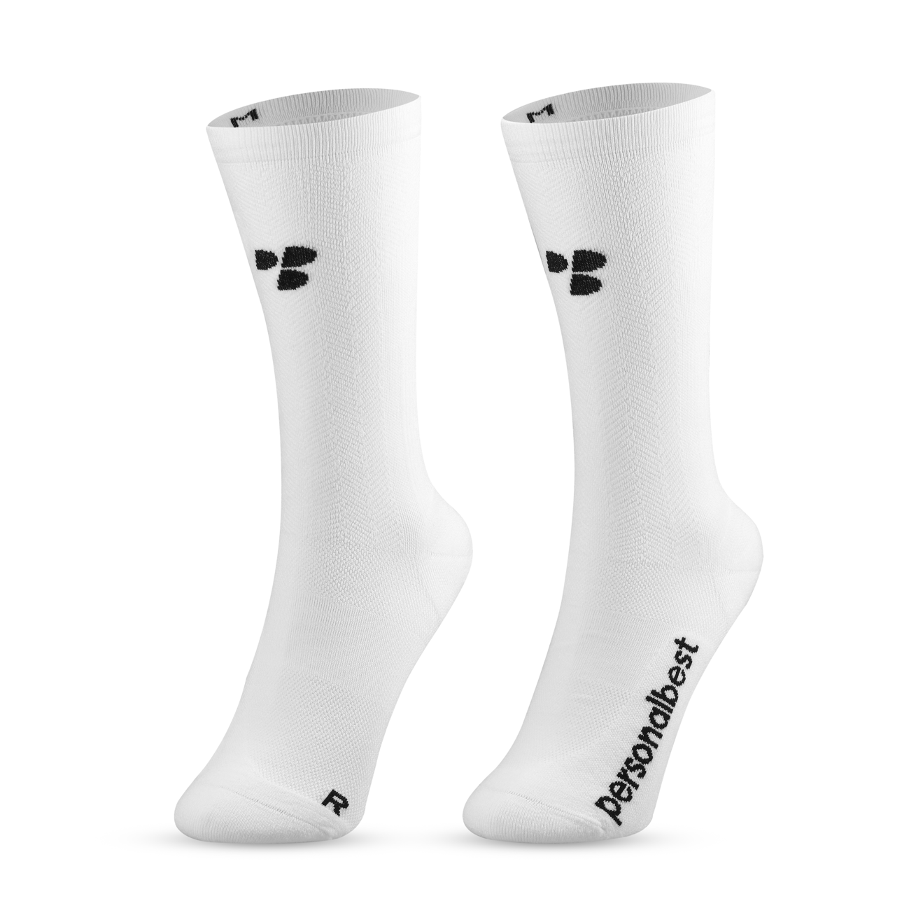 Performance Sock - White - personalbestdotrun