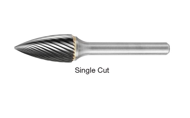 SG Pointed Tree • Single-Cut Burs • Inch - factorymartonline