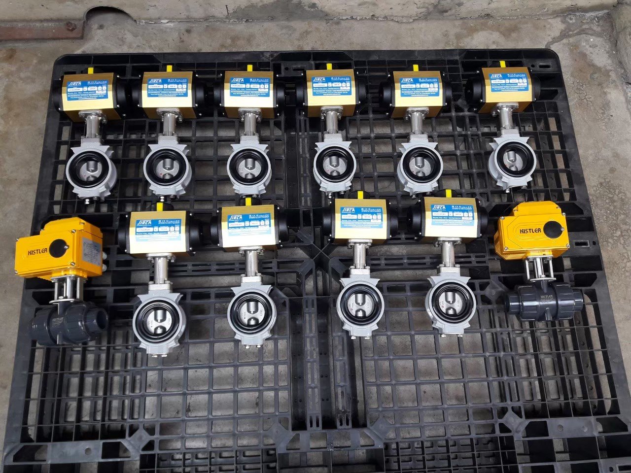 (SIRCA + kitz butterfly valve dj series aluminum body) (Motorized valve ...