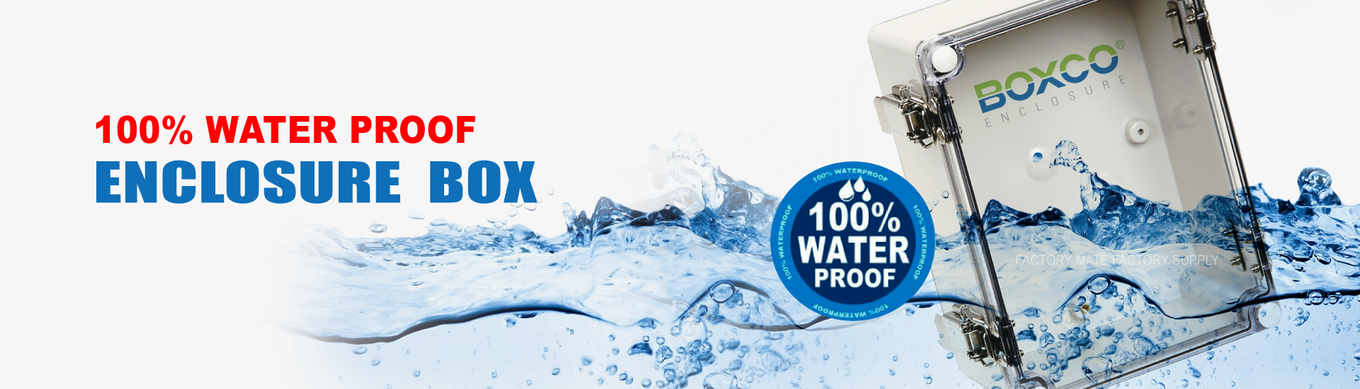 กล่องกันน้ำ คอนเนคเตอร์ Cable Gland ท่อเฟล็กซ์ร้อยสายไฟ Enclosure Box ...